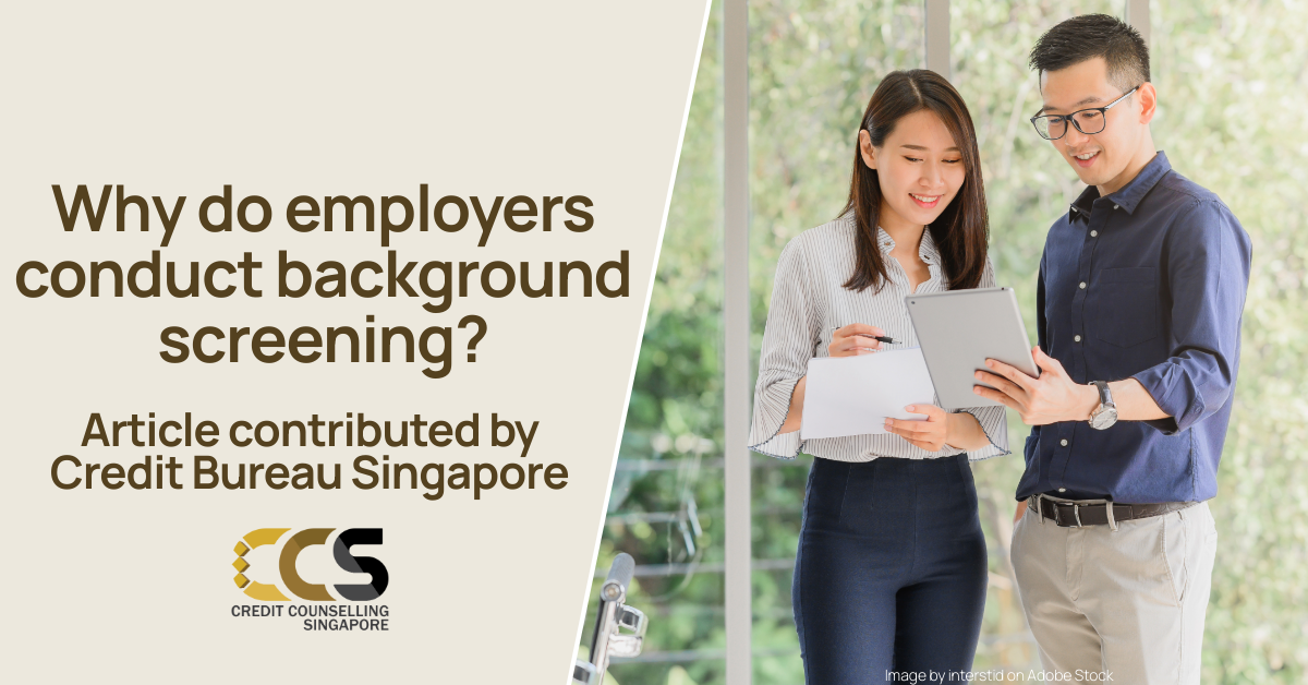 Why Do Employers Conduct Background Screening? | Credit Counselling ...